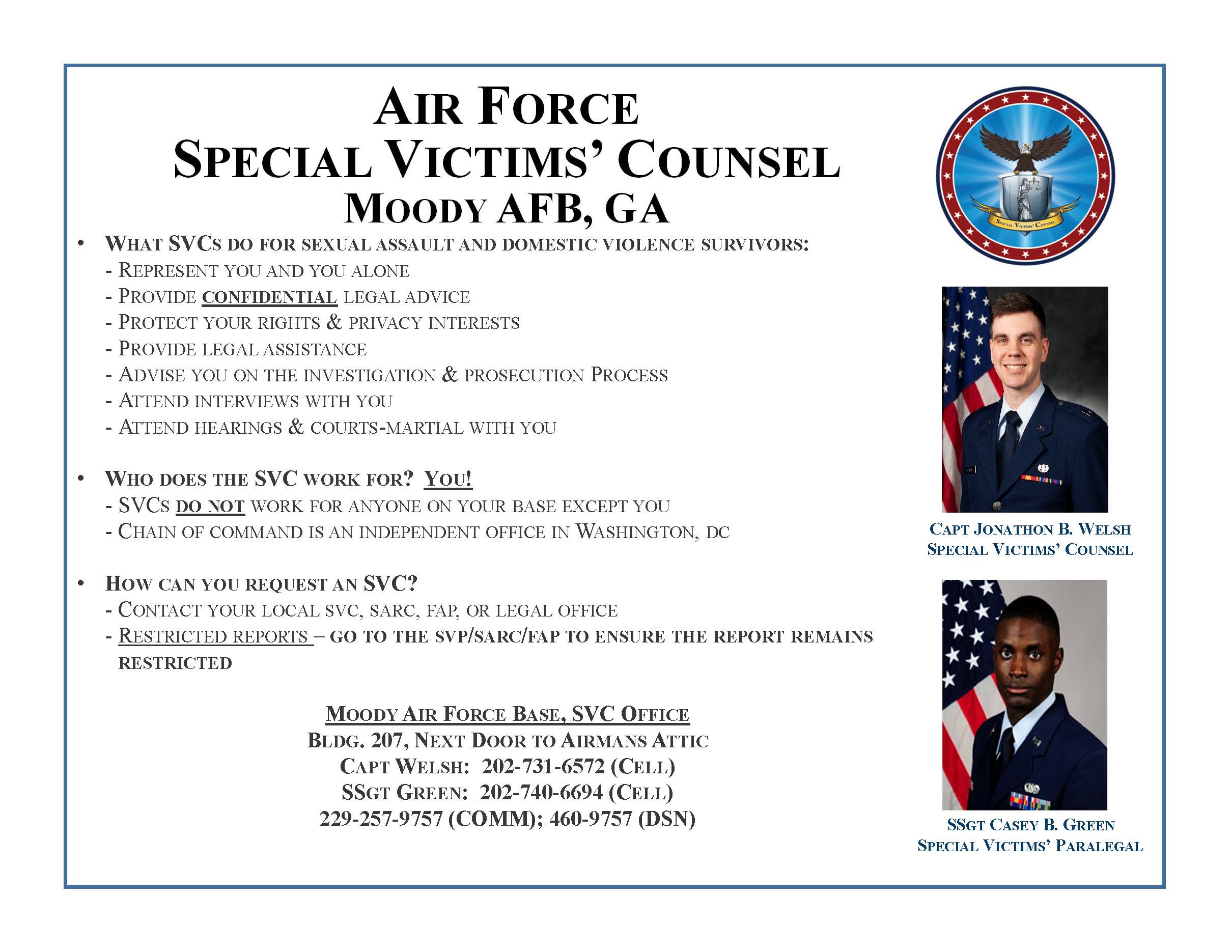 Moody Air Force Base > Home > Sexual Assault Prevention and Response